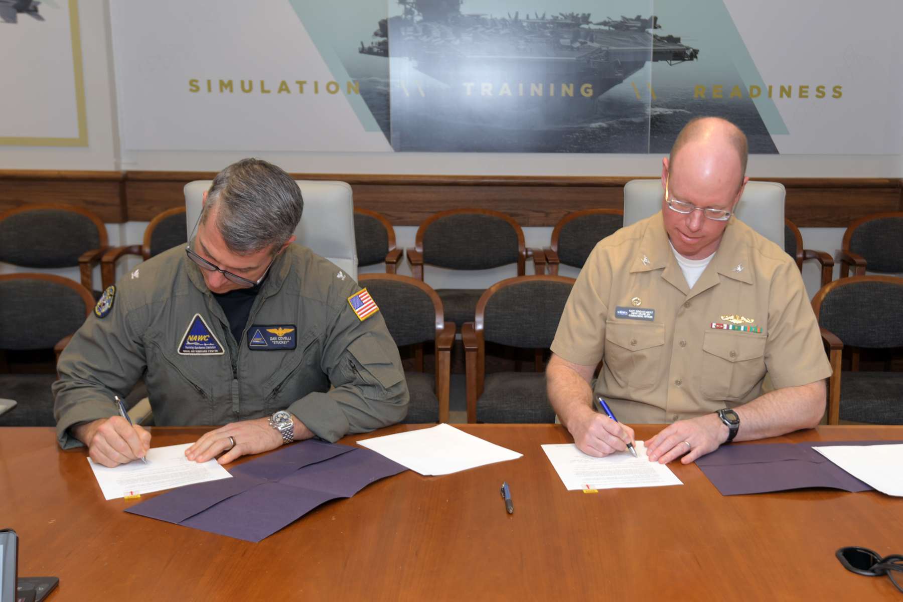 NSWC Crane, NAWC Training Systems Division sign MOA to further ...